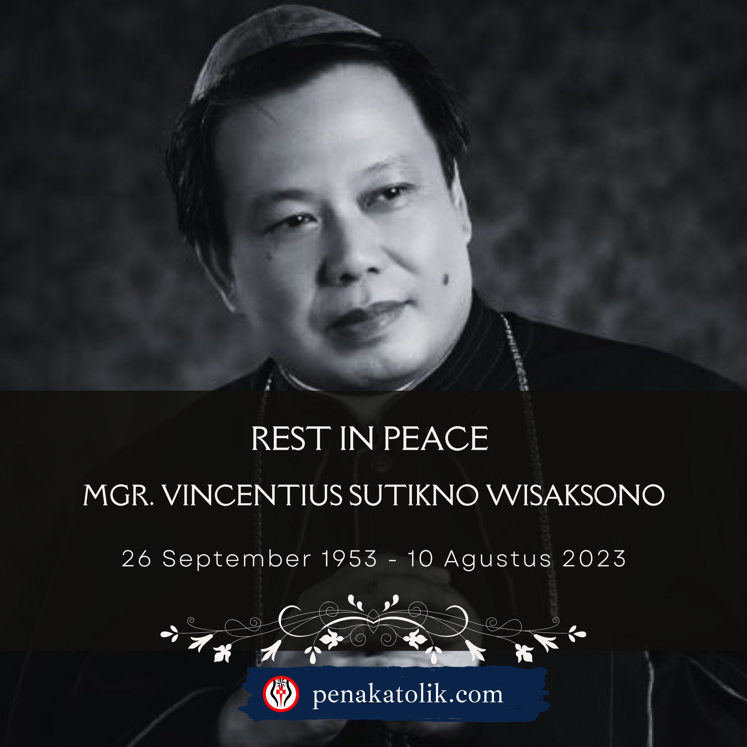 Jadwal Liturgi Arwah untuk Mgr. Vincentius Sutikno Wisaksono - Pen@ Katolik